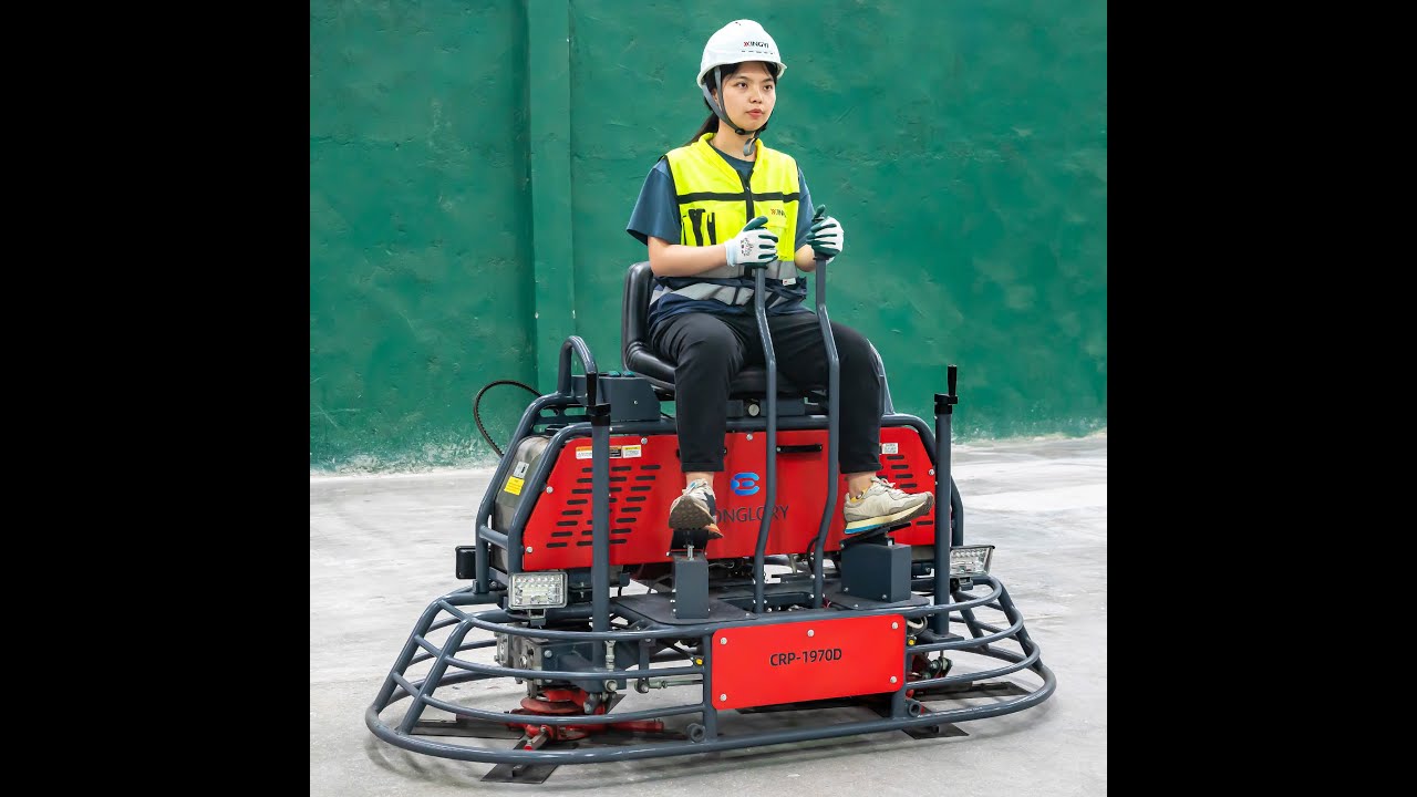 CRP-1970D High-Performance Ride-On Power Trowel for Large-Scale ...