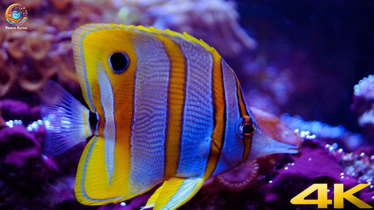 Underwater Sanctuary 4K: Relax with Aquarium Fish, Sea Animals, and ...