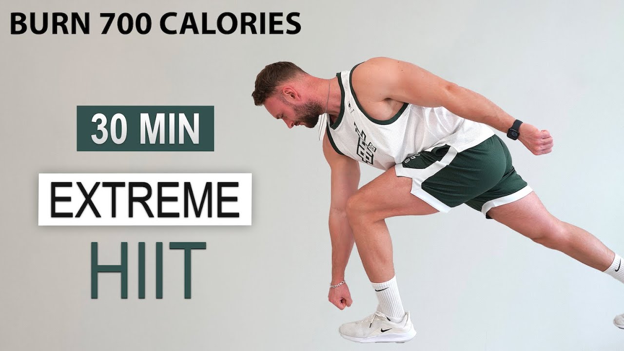 BURN 700 CALORIES🔥 | 30 MIN EXTREME HIIT WORKOUT - No Equipment, No ...