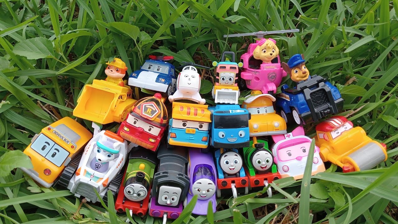 MENCARI MAINAN, THOMAS AND FRIENDS, ROBOCAR POLI, TRAIN KANA, POW ...