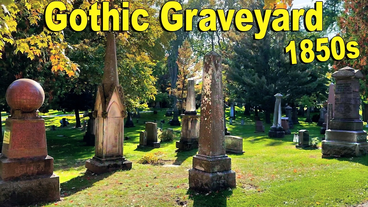 Toronto's Oldest & Most Historic Necropolis Cemetery | Fall Colors Walk ...