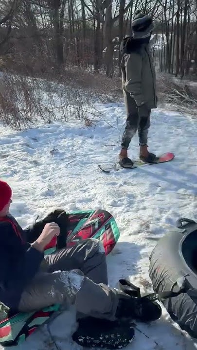 Charlie sledding - YouTube