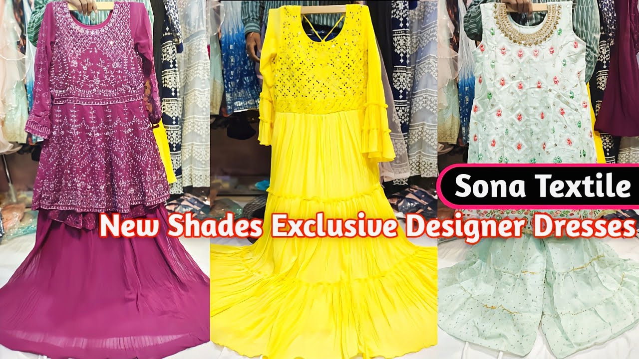 Sona Textile ! 500.RS में मंगवाए सिंगल पीस CropTop, Sharara, Gown घर ...
