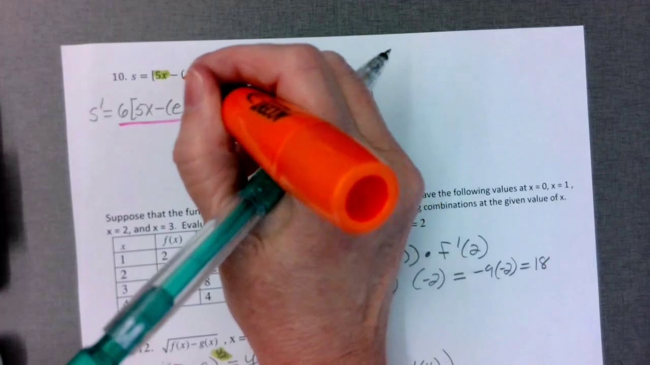 3.6 Lesson D2 AP Calc Stewart - YouTube