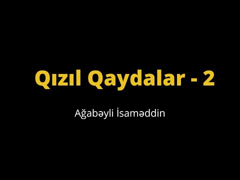 Riyaziyyat Qızıl Qaydalar -2.Ağabəyli İsaməddin(MİQ,Sertifikasiya)