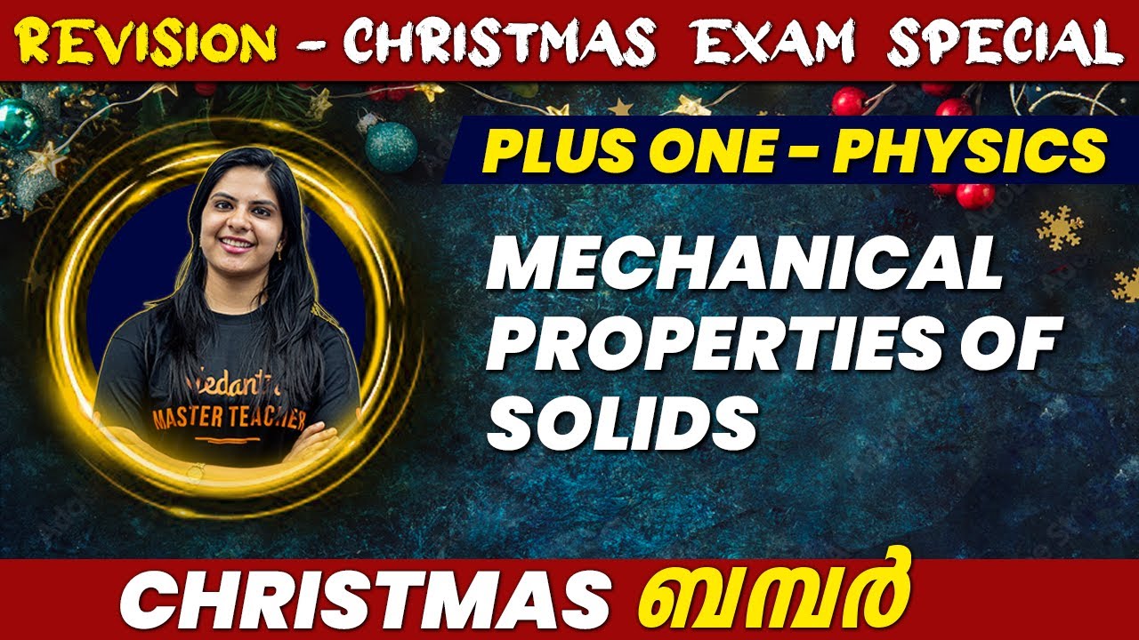 Plus One | Physics | Christmas Exam Special Complete Revision ...