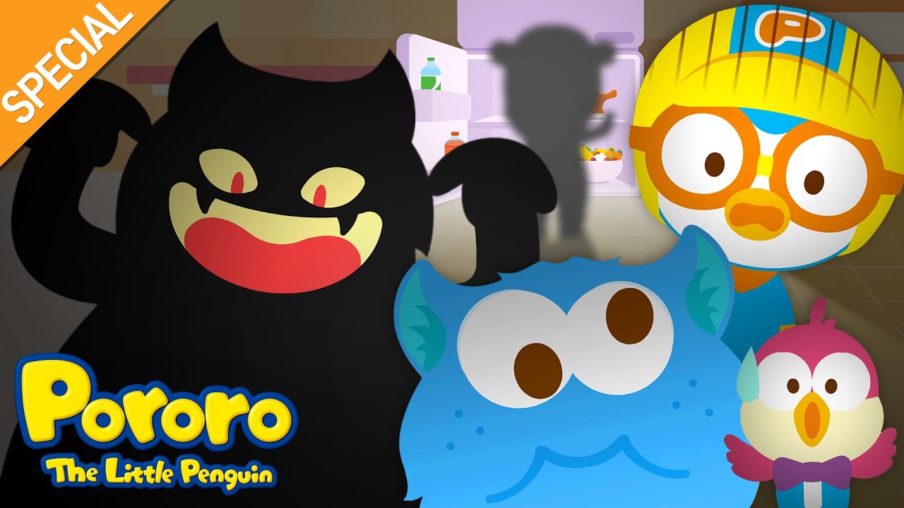Pororo Halloween Monster | The Fridge Monster! | Halloween Song for ...
