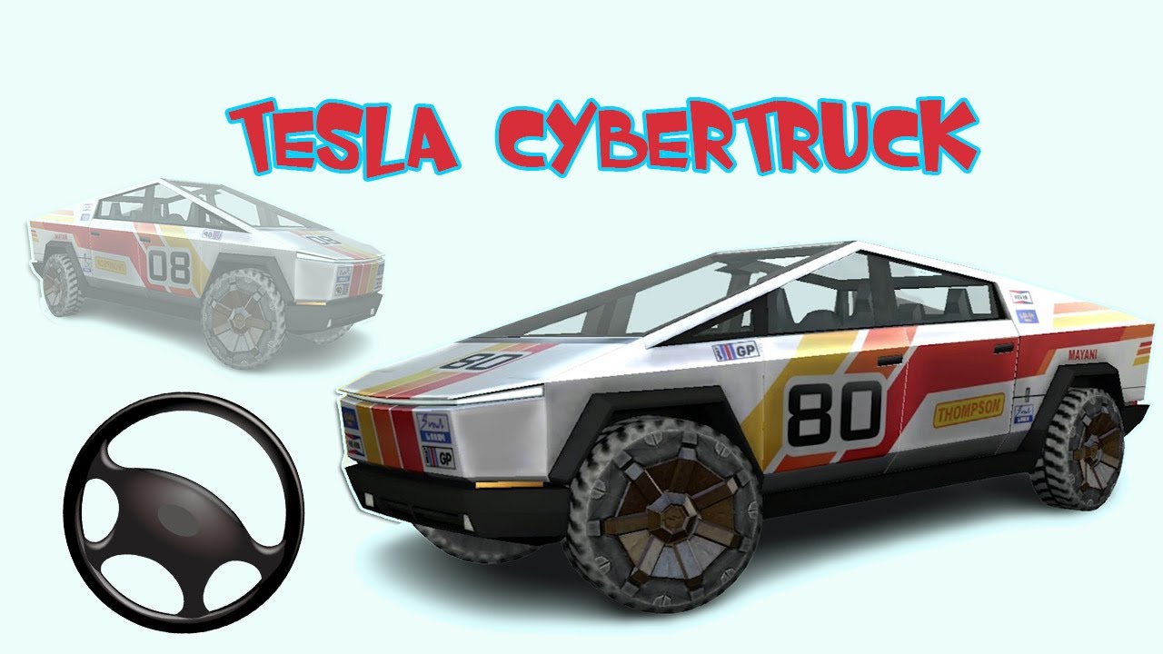 Extreme Car Driving Simulator Tesla Cybertruck | Racing Game Video ...