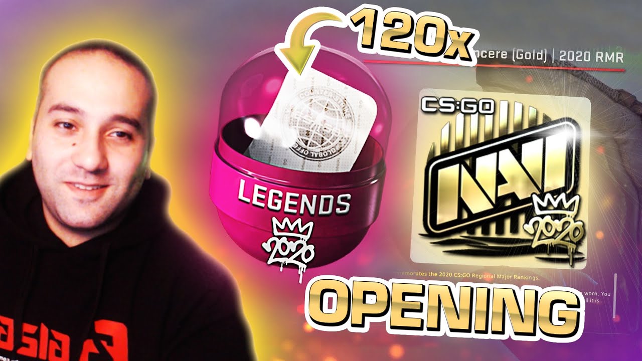 CSGO 2020 RMR CAPSULE OPENING ოქროს კაფსულების გახსნა 120x - YouTube