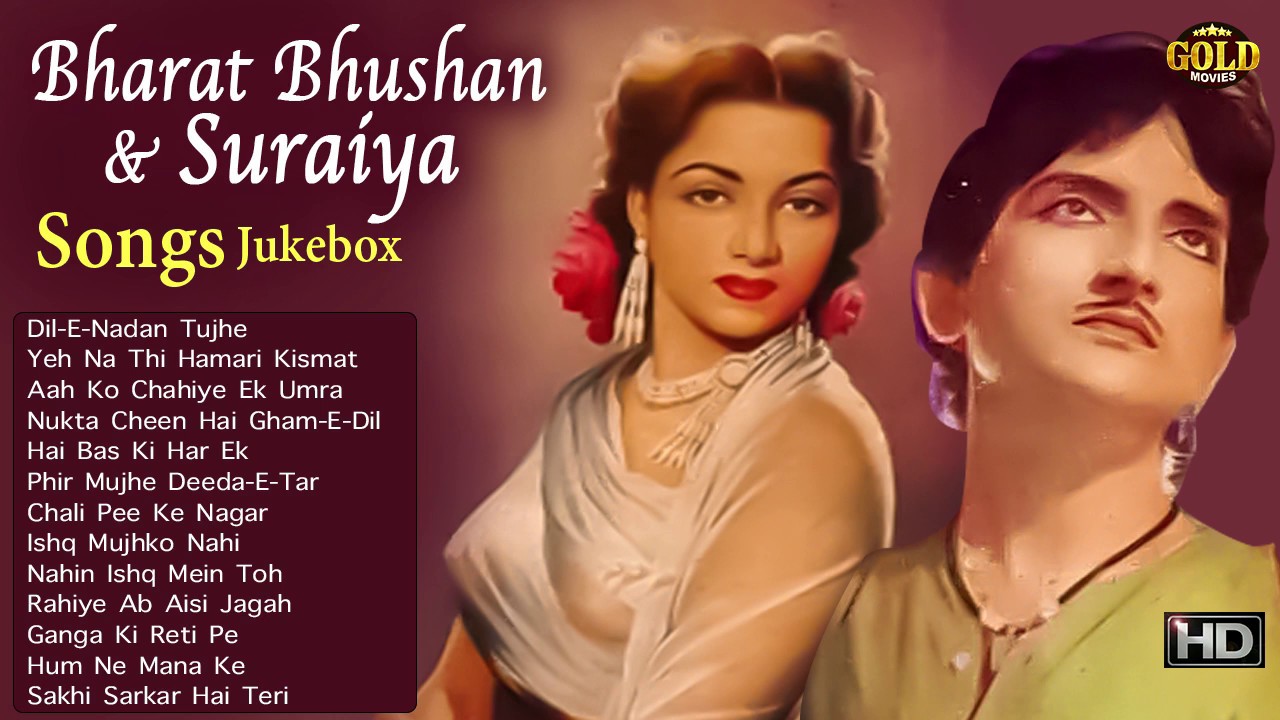 Bharat Bhushan & Suraiya Duet Hits Video Songs Jukebox - HD - B&W - YouTube