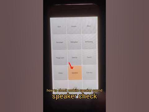 how to check mobile speaker sound / Samsung screen test code / #shorts ...