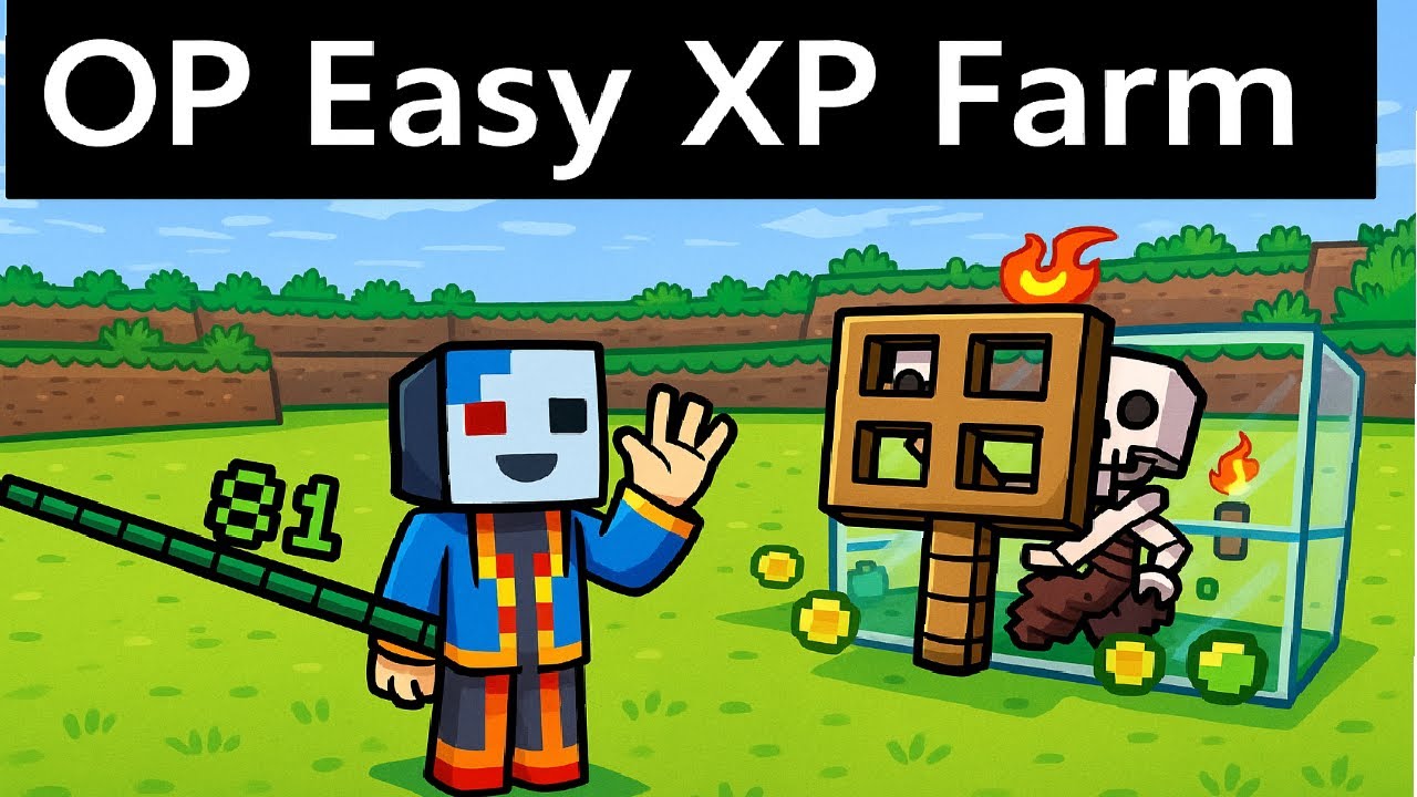 Op Easy XP farm For MineCraft - YouTube