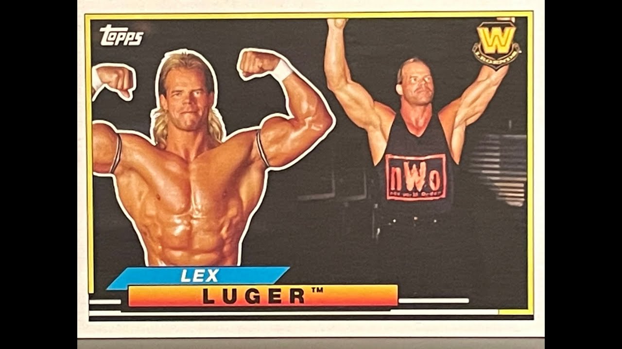 Lex Luger WWE 2018 Topps Big Legends wrestling card nWo Wolfpack wcw ...