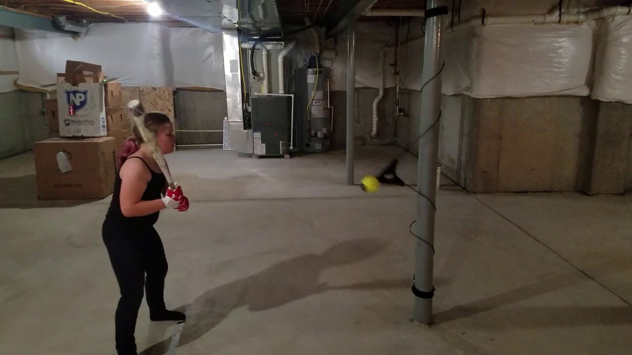 SKLZ Hit-away High-Repetition Softball Batting Trainer - YouTube