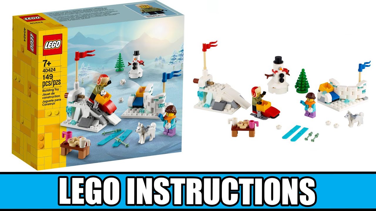 LEGO Instructions: How to Build LEGO WINTER SNOWBALL FIGHT - 40424 ...