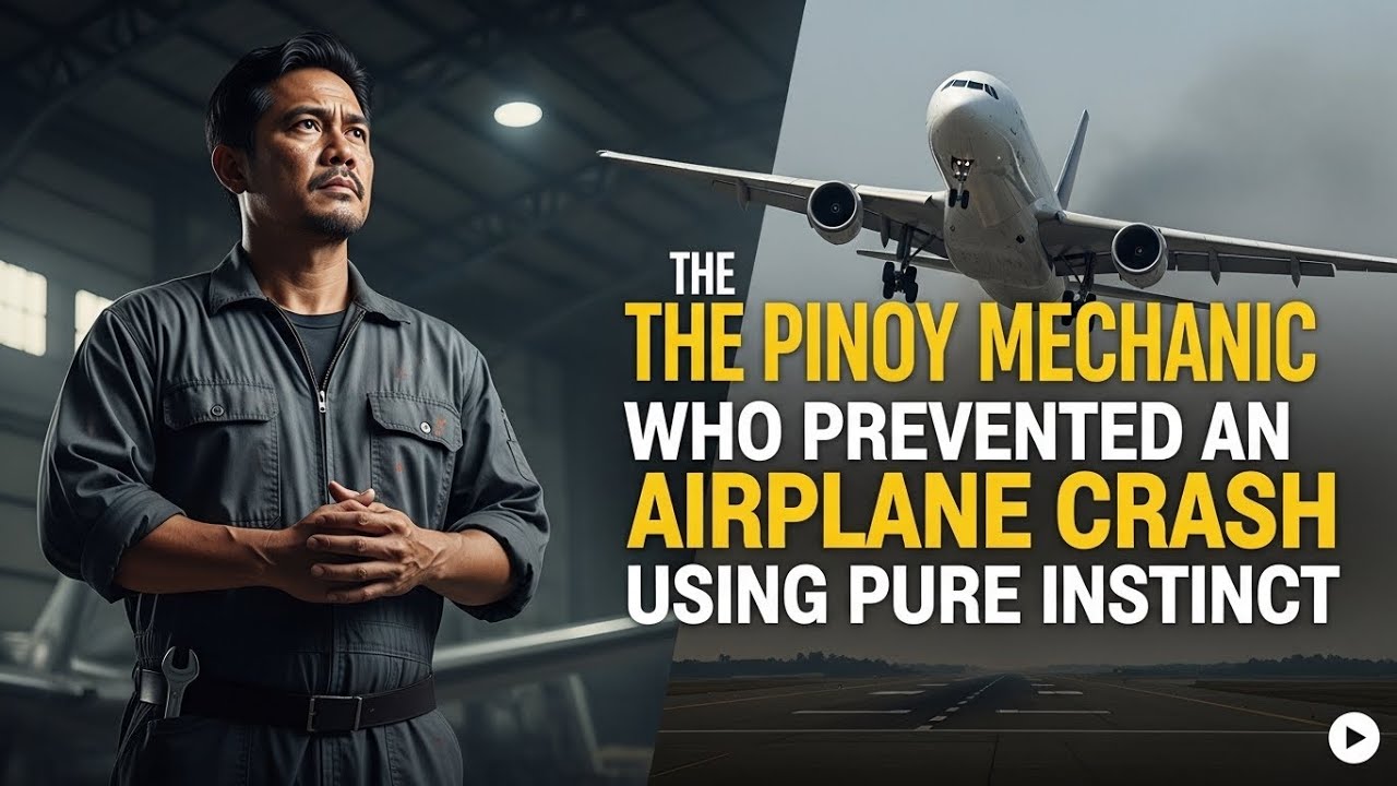 The Pinoy Mechanic Who Prevented an Airplane Crash Using Pure Instinct ...