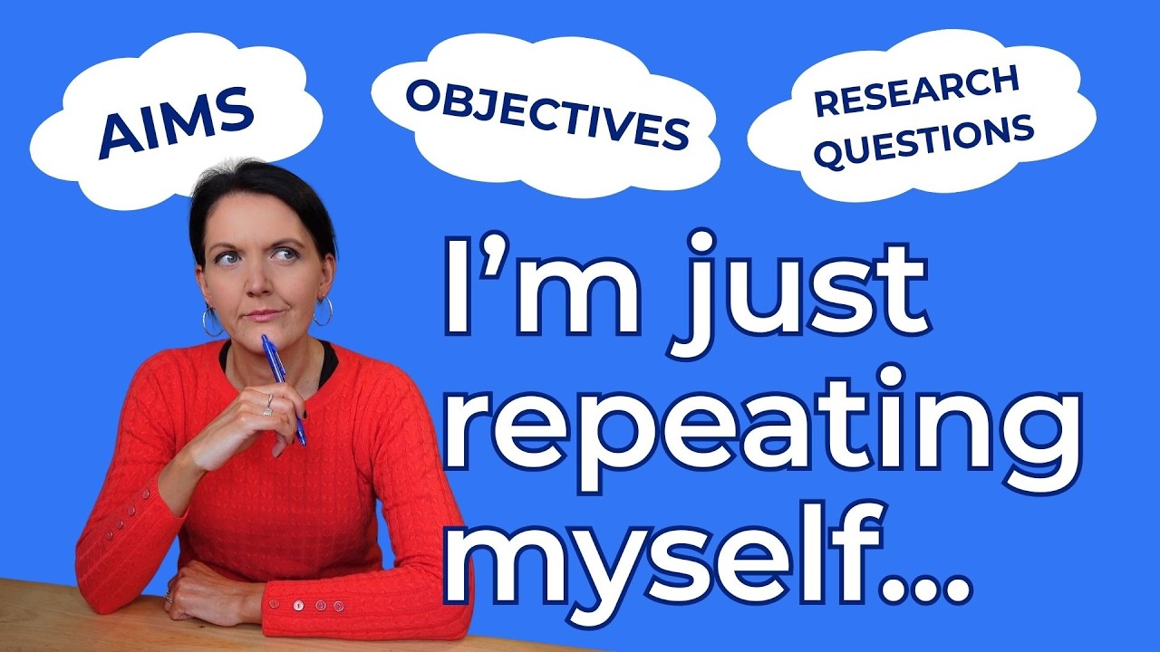 Aims, objectives and research questions in qualitative research - a ...
