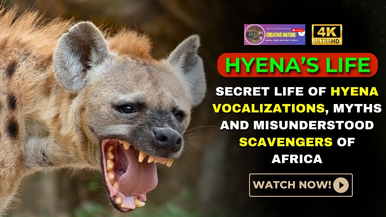 Secret Life of Hyena Vocalizations | Myths and Misunderstood Scavengers ...