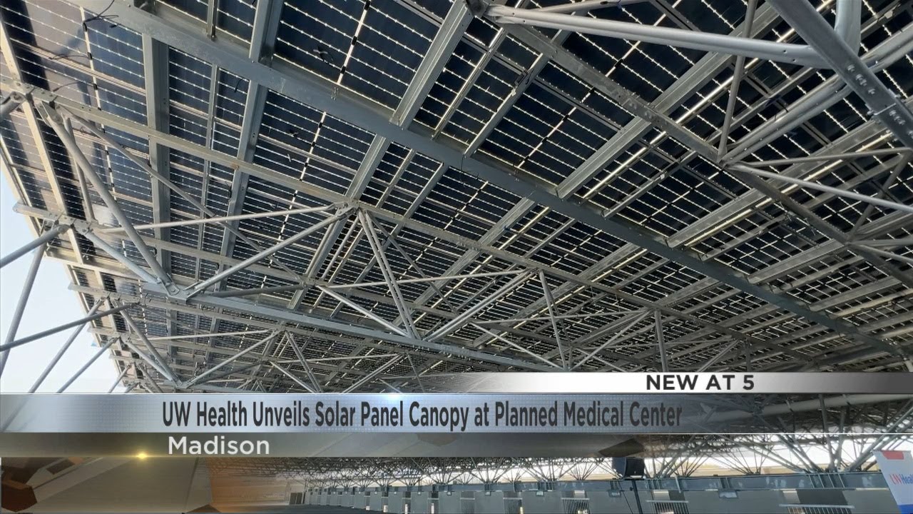 UW Health unveils solar panel canopy at new Eastpark Medical Center ...