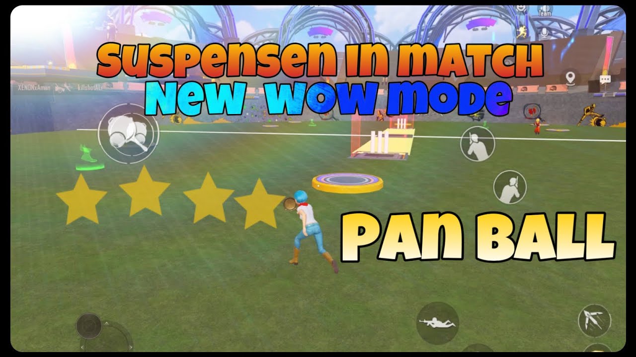 NEW WOW MODE BGMI PAN BALL amazing match pan ball new map BGMI android ...