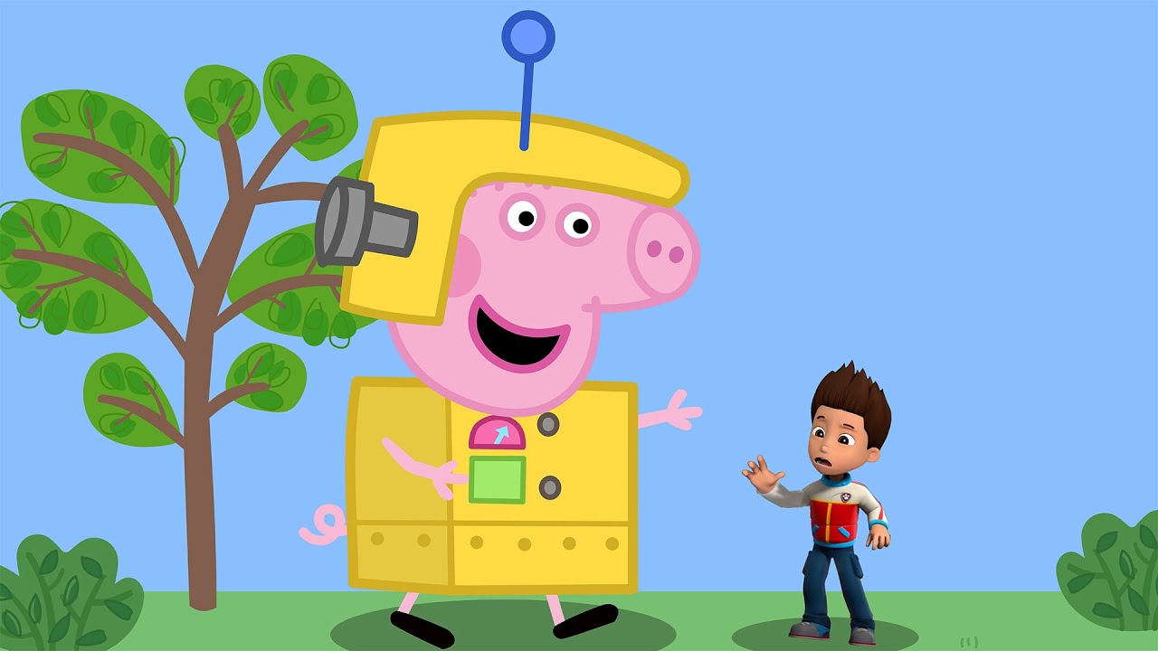 Paw Patrol Saves the Day: Ryder Helps Peppa Pig Transform into a Giant ...