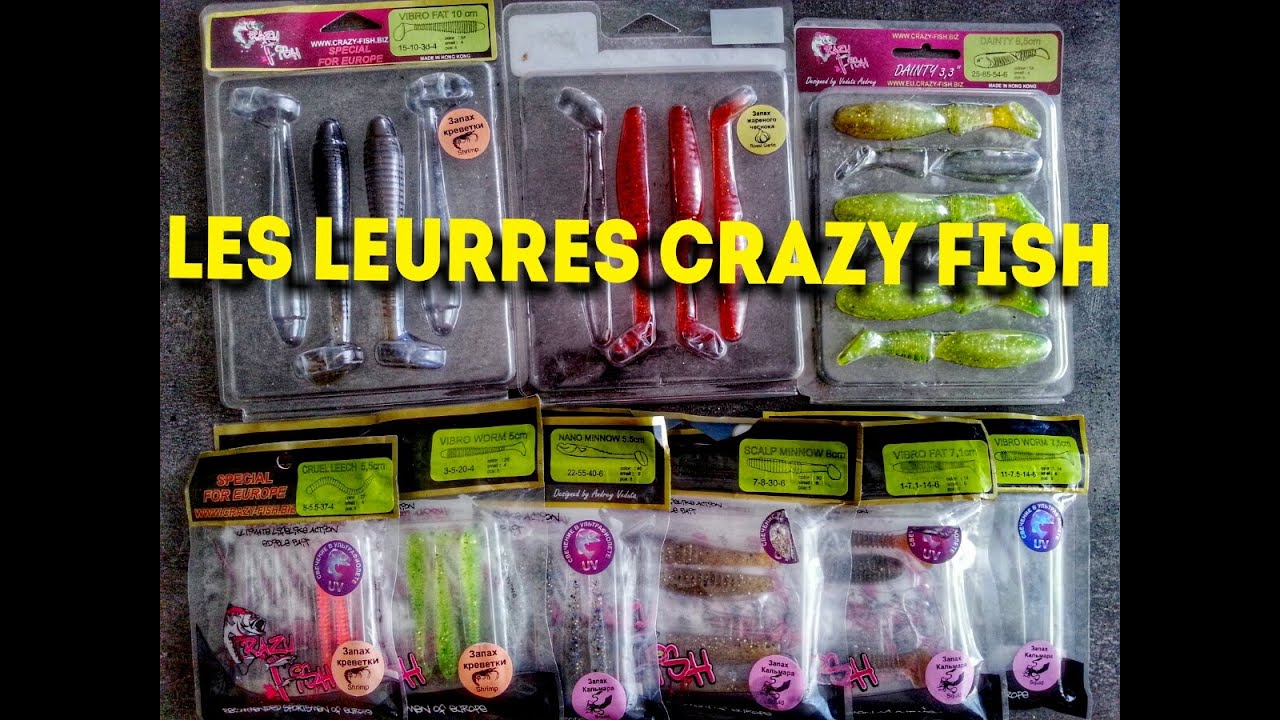 Leurres Crazy Fish / Bonbons pour Poissons - YouTube