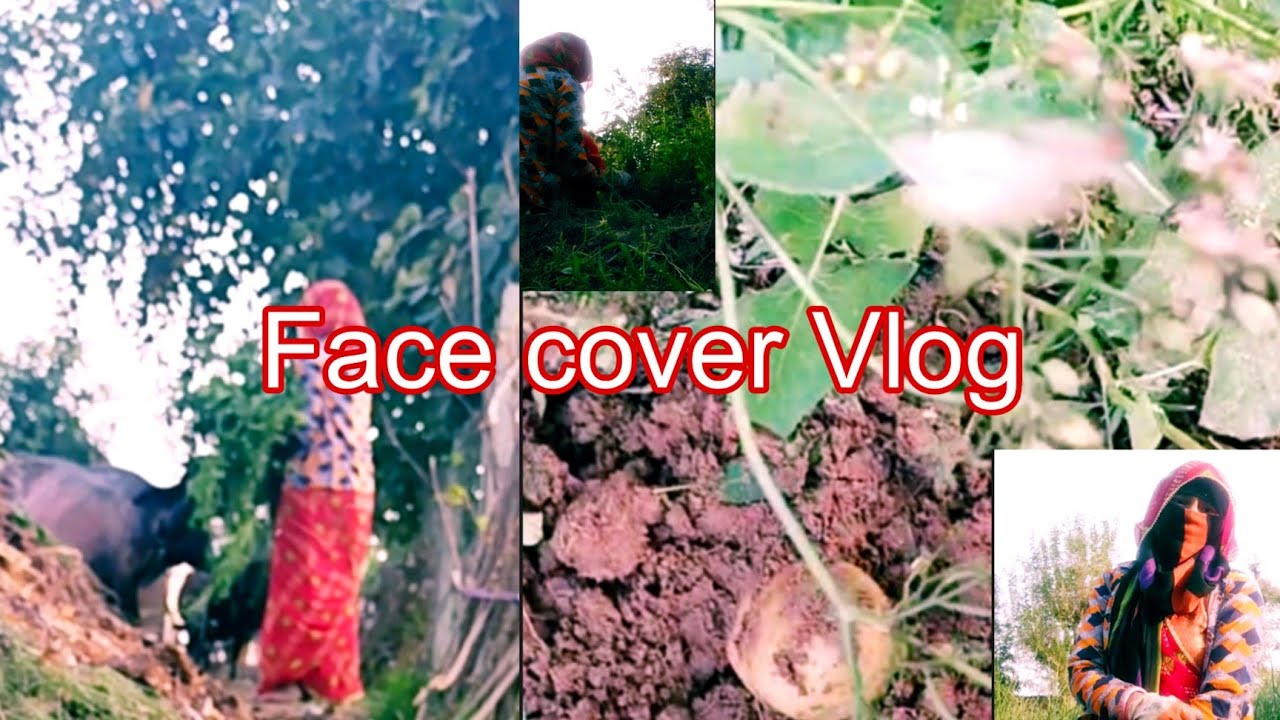 Face cover with Village Style || Face Cover Vlogs || Mini Face Cover ...