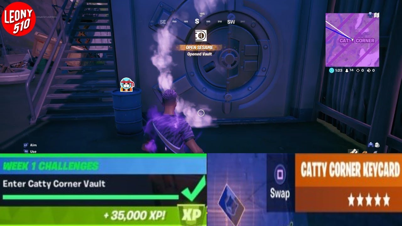 Fortnite Catty Corner Vault Guide Location And How To