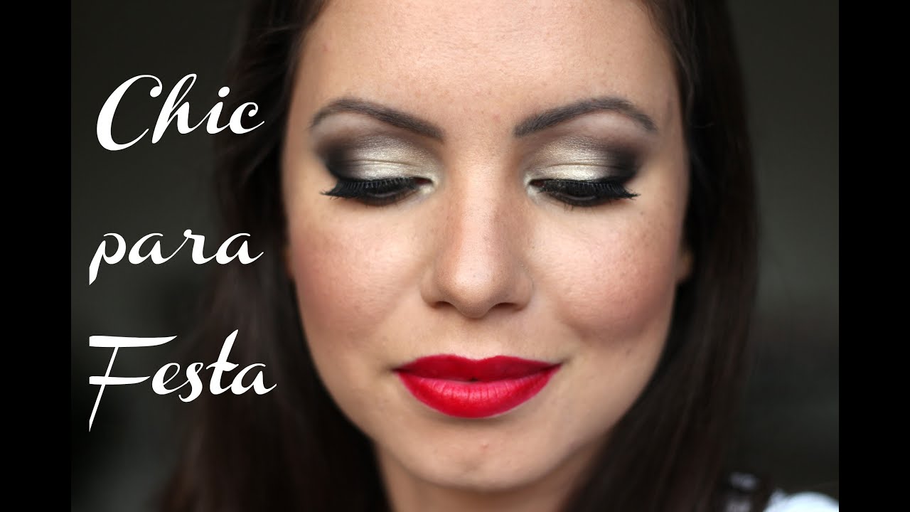 Maquiagem de Festa | Tutorial Completo para Casamento, Formatura - YouTube