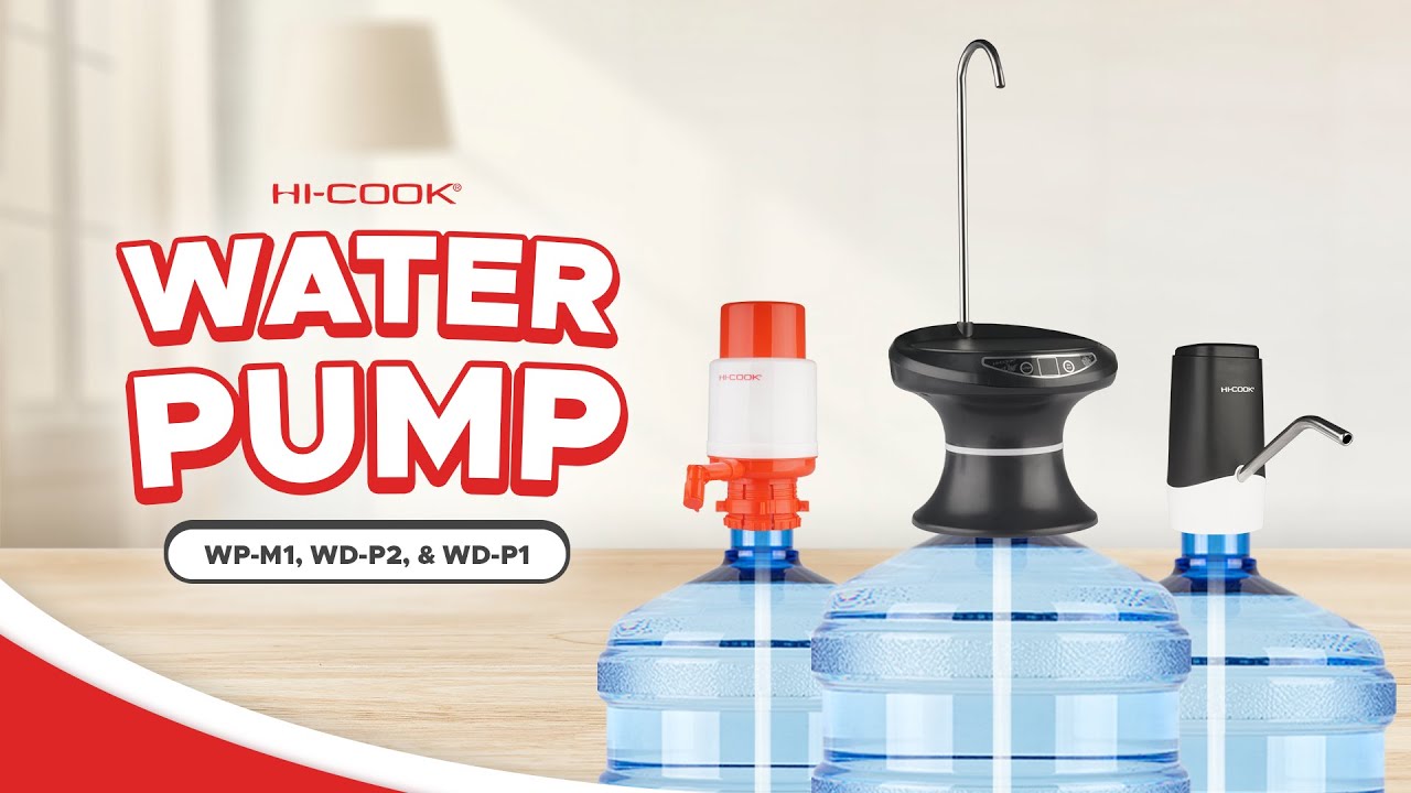 Cara Menggunakan Hi-Cook Water Pump (Pompa Air Hi-Cook) - YouTube