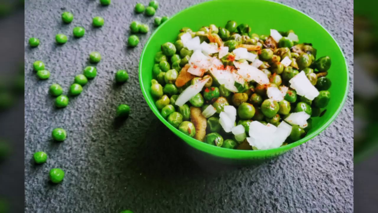 Quick Roasted spicy and tangy green peas | Make in minutes | Instant ...