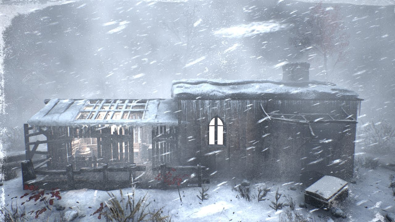 BLIZZARD CONDITIONS in Antarctica. Heavy blizzard snowstorm for ...