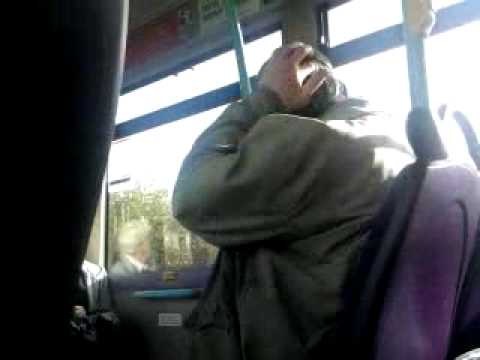 Crazy Old Man on Bus - YouTube