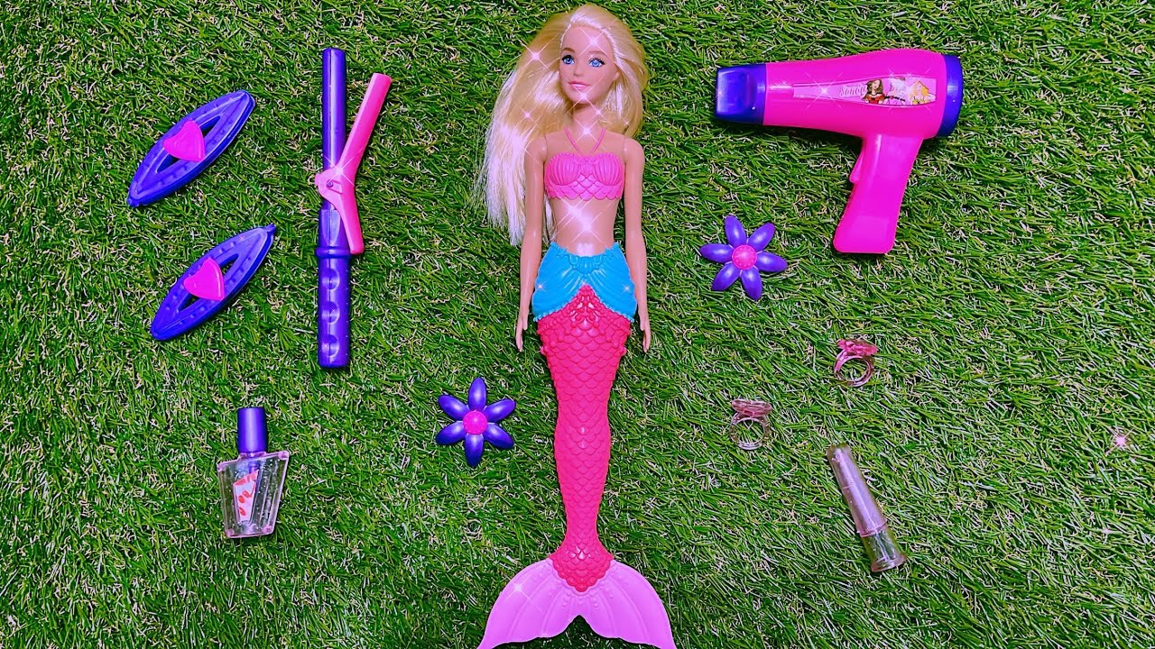 Disney Princess Doll Makeover - DIY Miniature Ideas For Barbie ~ Wig ...