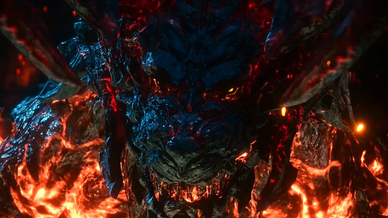 Final Fantasy XVI - Phoenix vs Ifrit Eikon (4K) (Cinematic) - YouTube