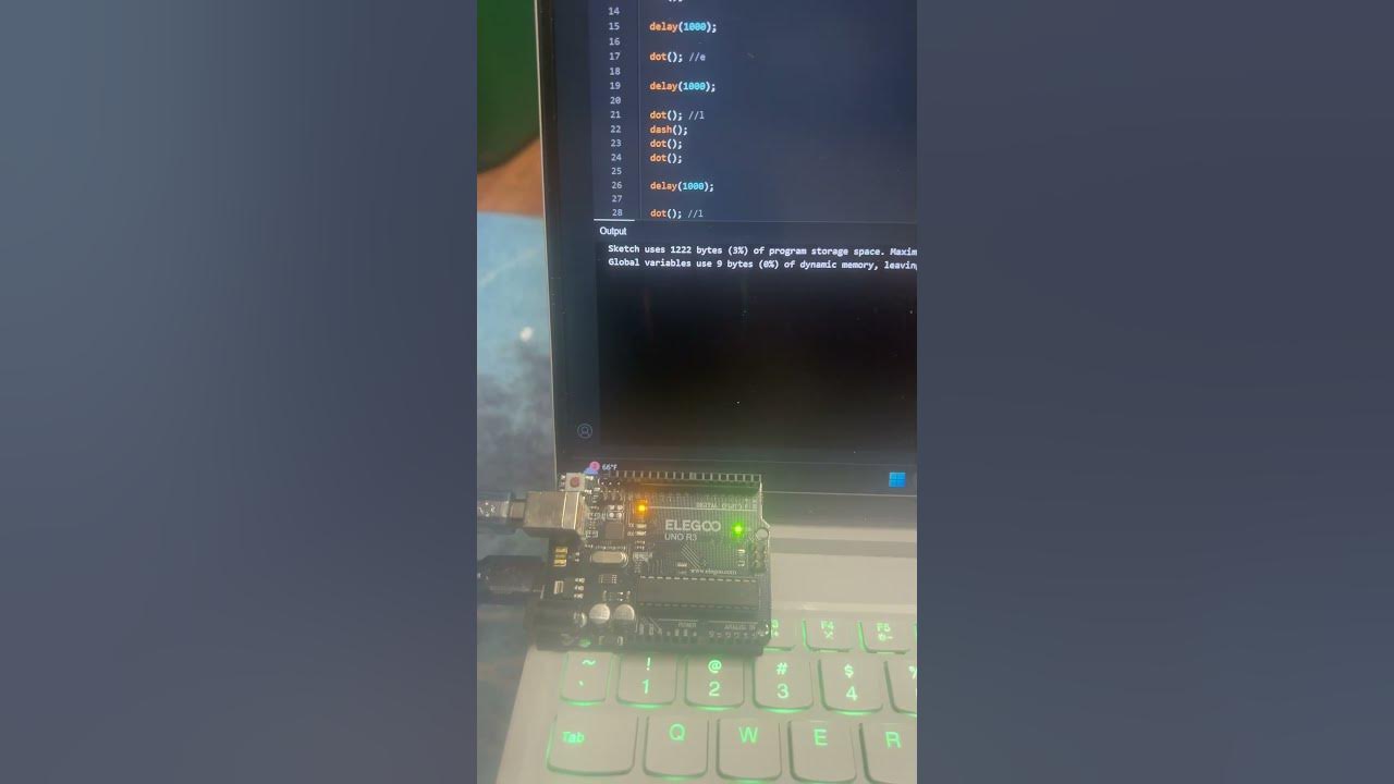 Caroline Ramsey - Arduino Morse Code - YouTube