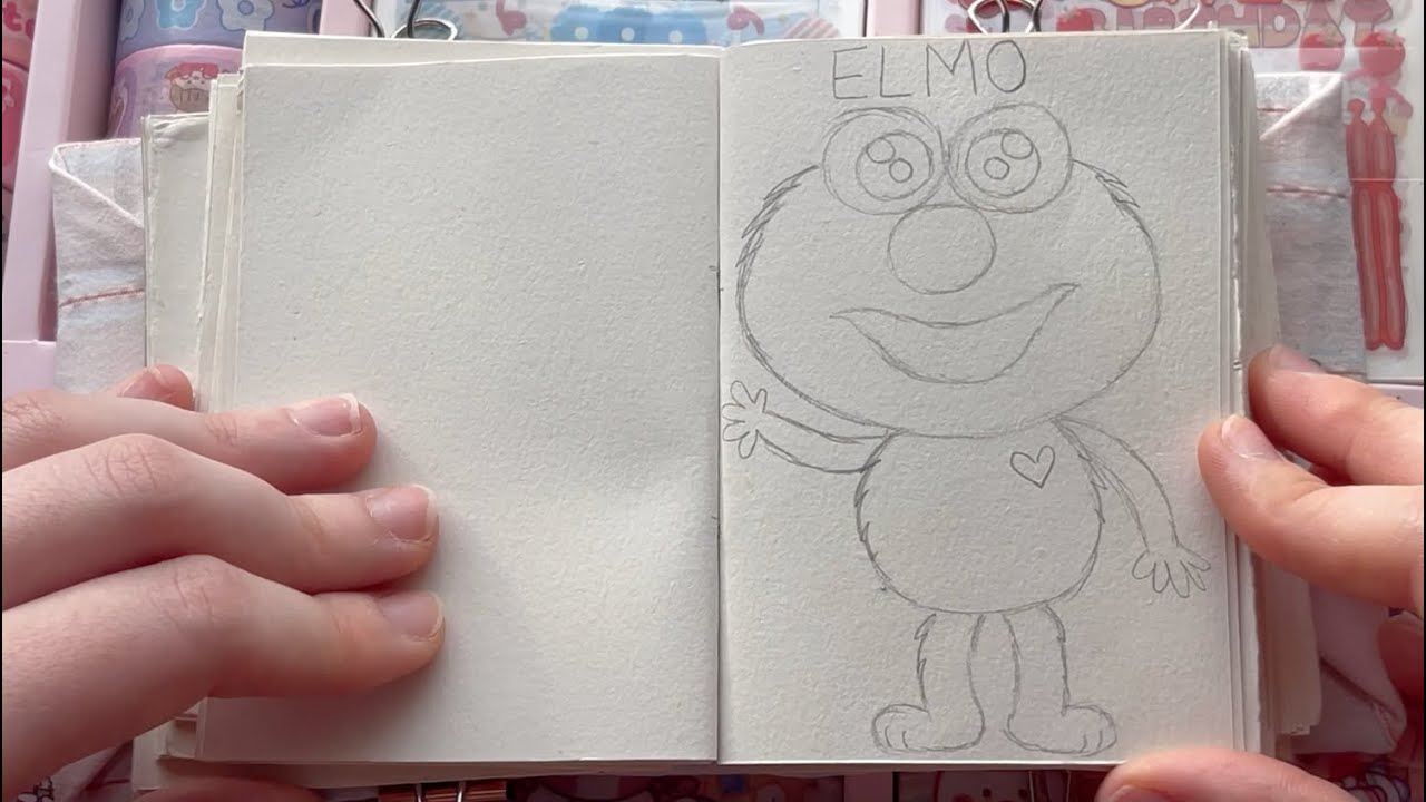 HOW TO DRAW ELMO STEP BY STEP 👾 FOR BEGINNERS P1 - YouTube