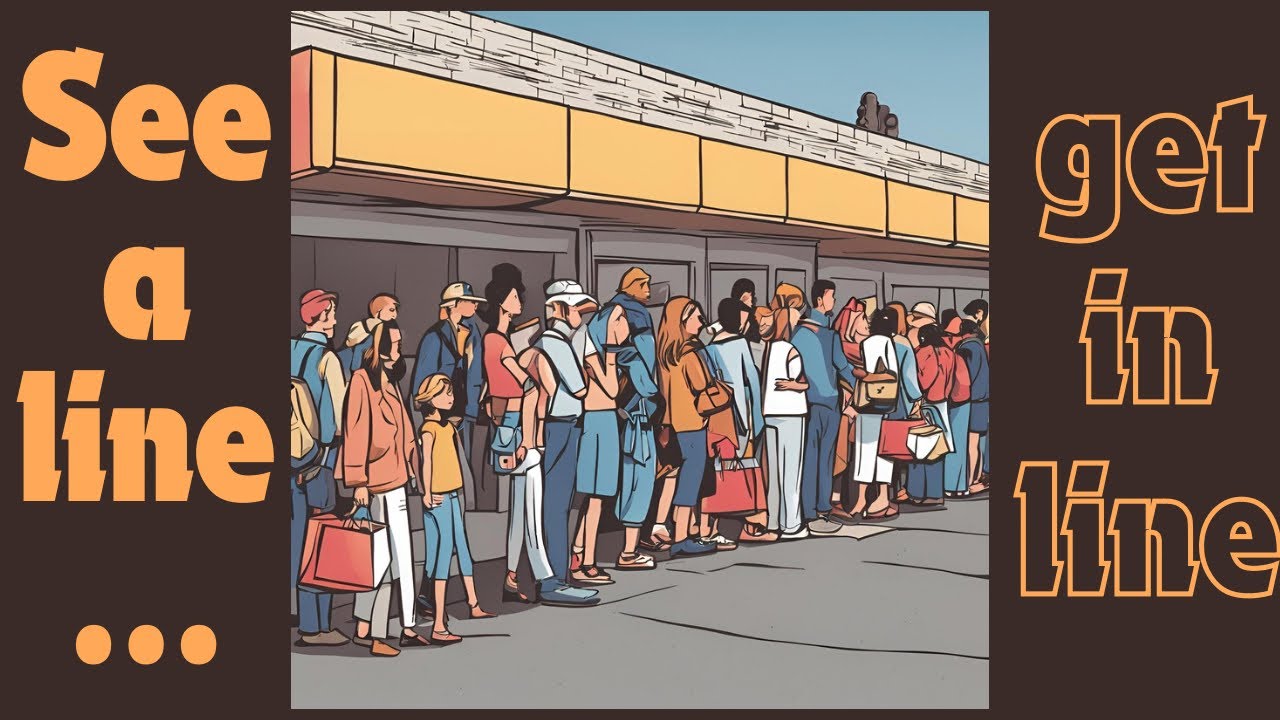 See a line? Get in the line! - YouTube