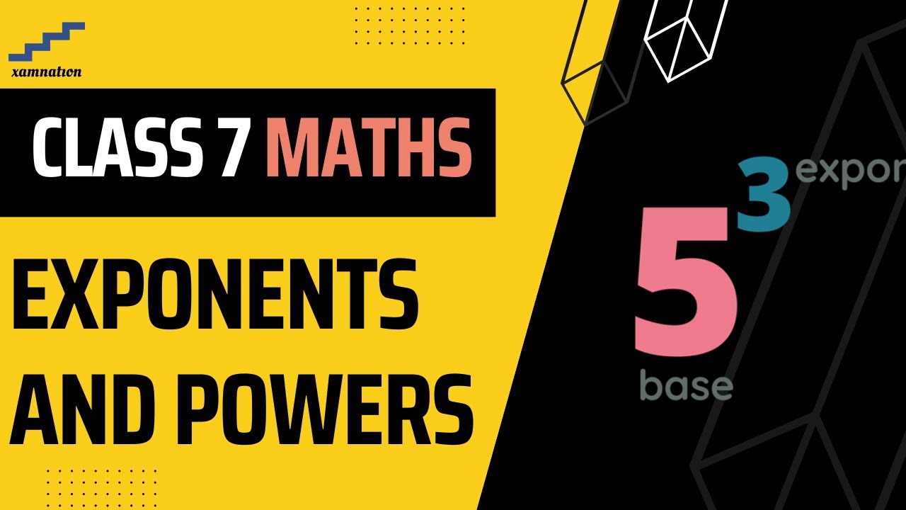 Class 7 Math NCERT Solutions - Exponents and Power - Exercise 13.3 Q3 ...