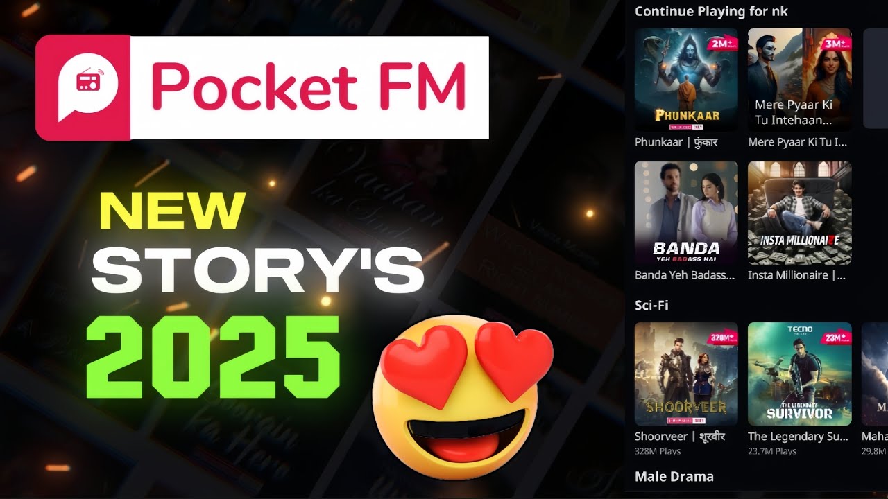 Pocket Fm NEW STORY'S 2025 😍 pocket fm new released story - YouTube