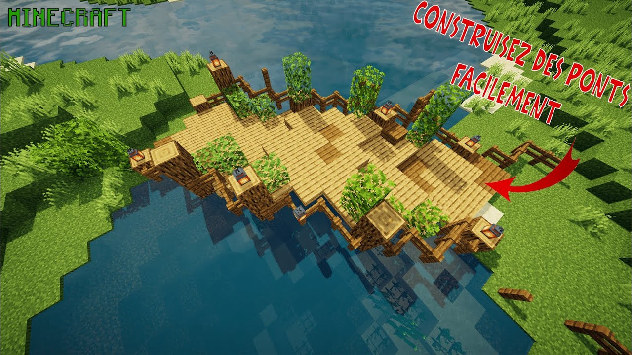[TUTO #2] Comment construire des ponts simplement sur Minecraft ? - YouTube