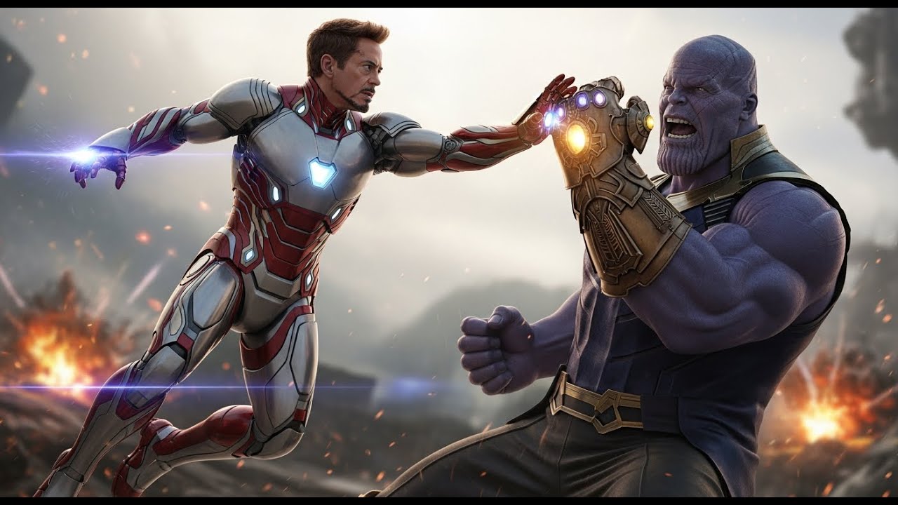 When Iron Man confronts Thanos and the Fate of the Universe Hangs in ...
