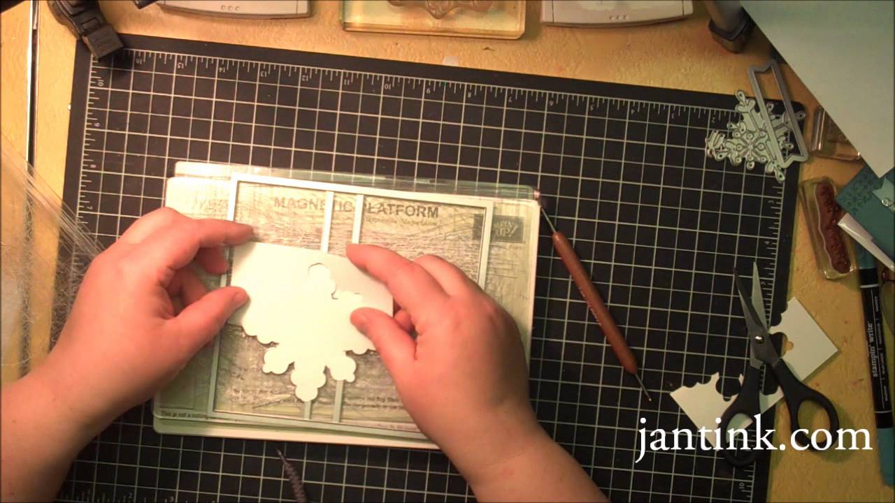 Snowflake Flip Card Tutorial - YouTube