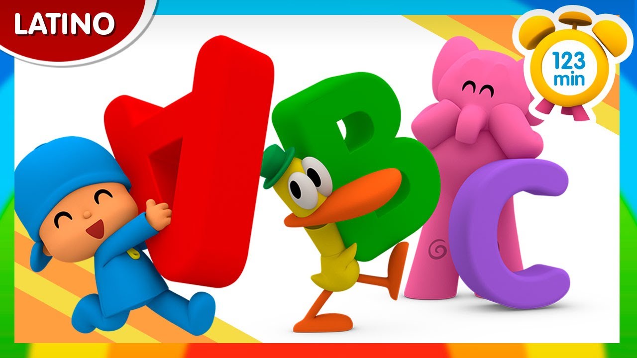 🔠 POCOYÓ en ESPAÑOL LATINO - Aprendiendo Vocabulario [123 min ...