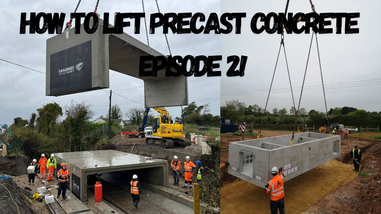 How to Lift Precast Concrete - Episode 2 of 6 - YouTube