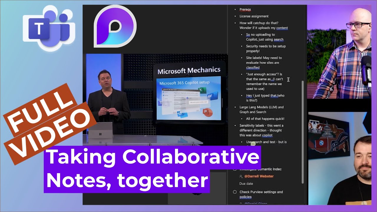 Taking Collaborative notes in Microsoft Teams together - FULL VIDEO ...