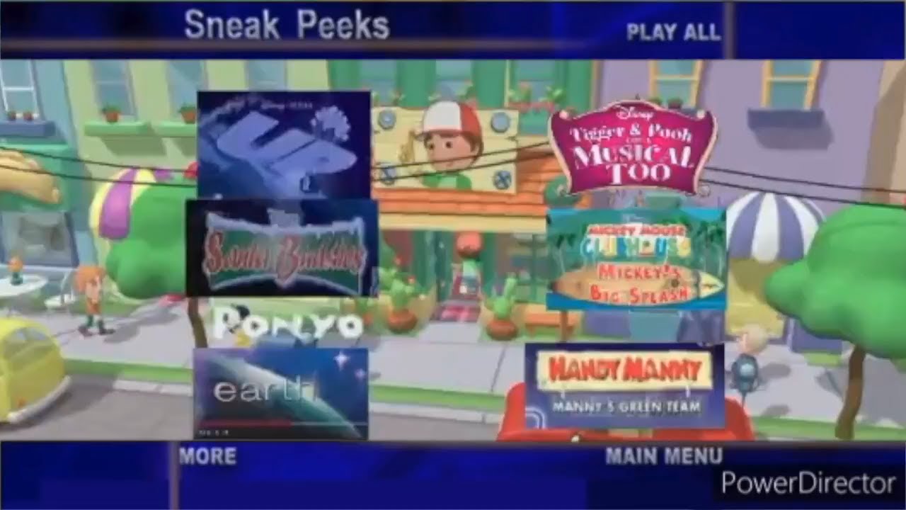 Sneak Peeks Menus (Disney-Pixar & Other Studios Stories (2020) DVDs ...