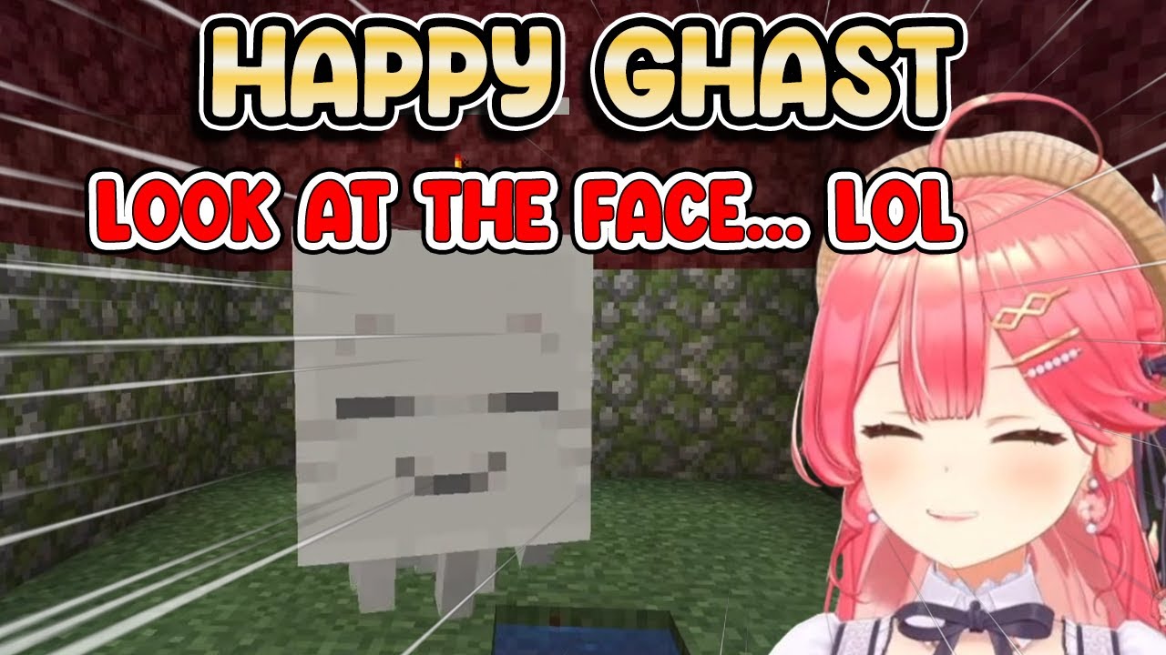 Miko Finds a New Mob (Happy Ghast) in Minecraft Hardcore and Gets ...
