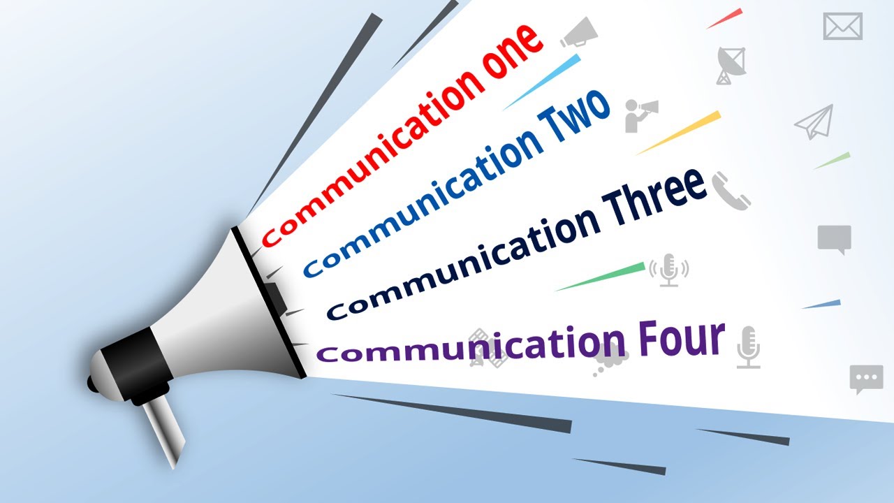 4 Step Loudspeaker PowerPoint Diagram Design | Announcement | Marketing ...