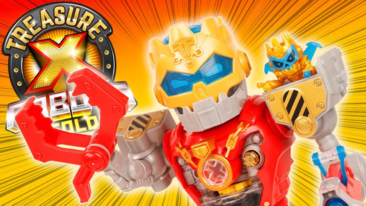 Le MEGA ROBOT GOLD de TRESOR X ROBOTS Le plus incroyable des robots ...